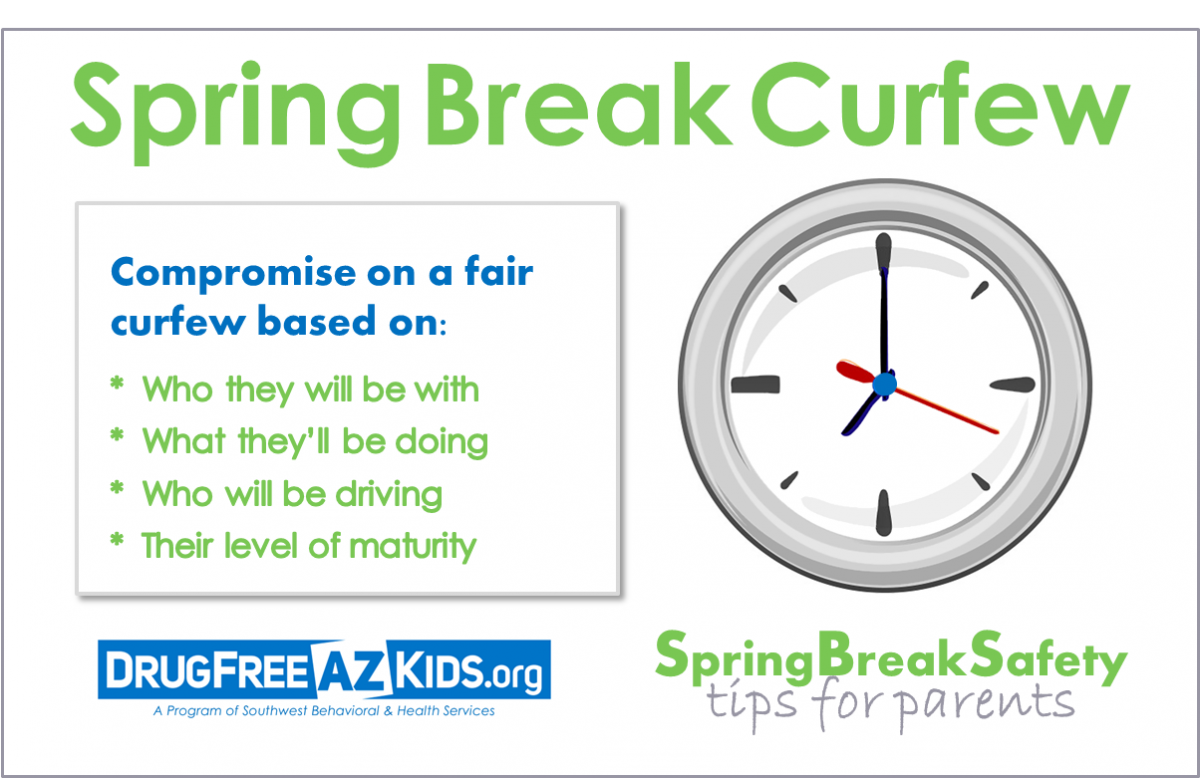 5 Tips for a Safe Spring Break - Southwest Behavioral & Health Services